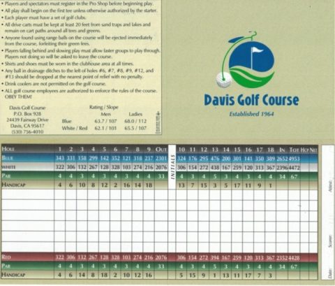 About Us | Davis Golf Course